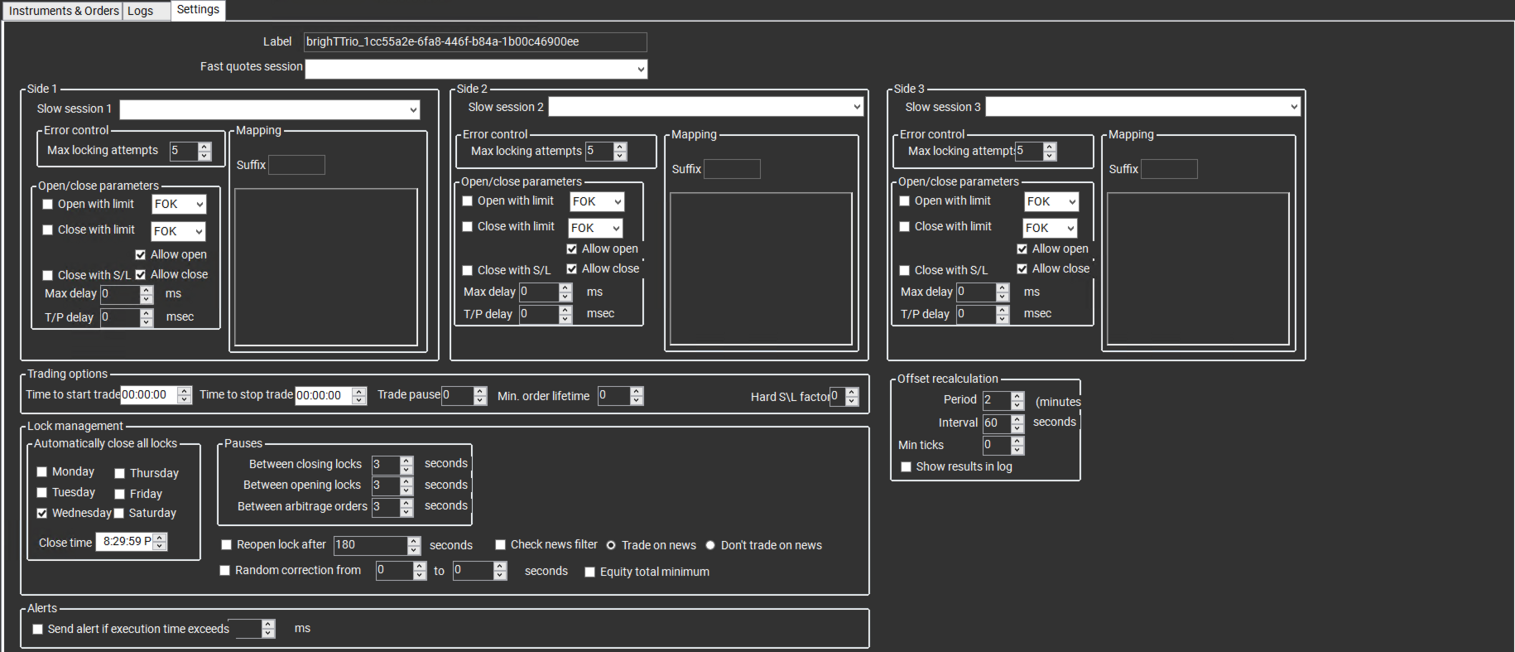 BrightTrio Arbitrage Settings - SharpTrader Arbitrage Software Wiki: A Detailed Overview of High ...